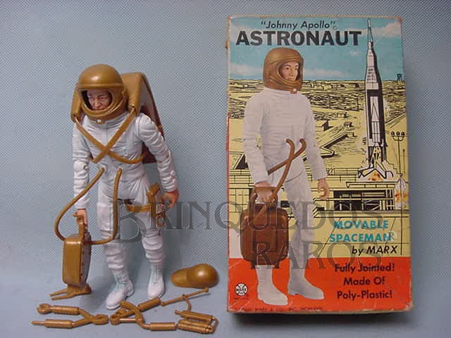 Brinquedos Raros - Astronauta Johnny Apollo com 18 cm de altura Ano ...