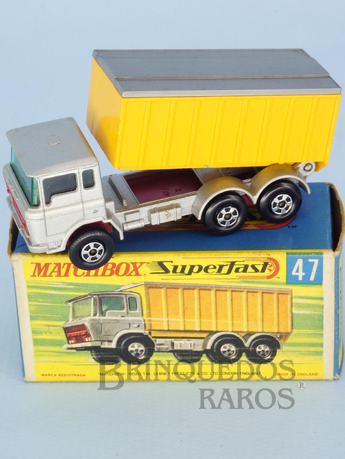 Brinquedos Raros - DAF Tipper Container Truck Superfast Transitional Weels